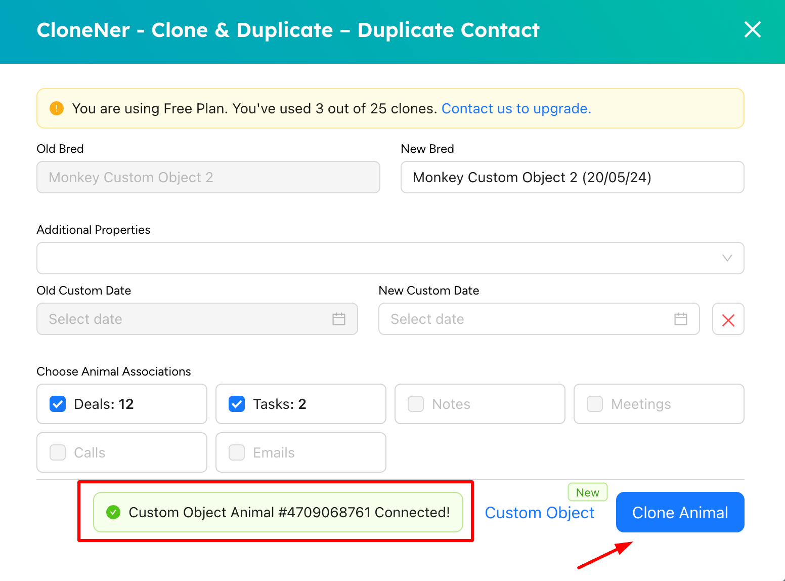 How to Duplicate Custom Objects With CloneNer?